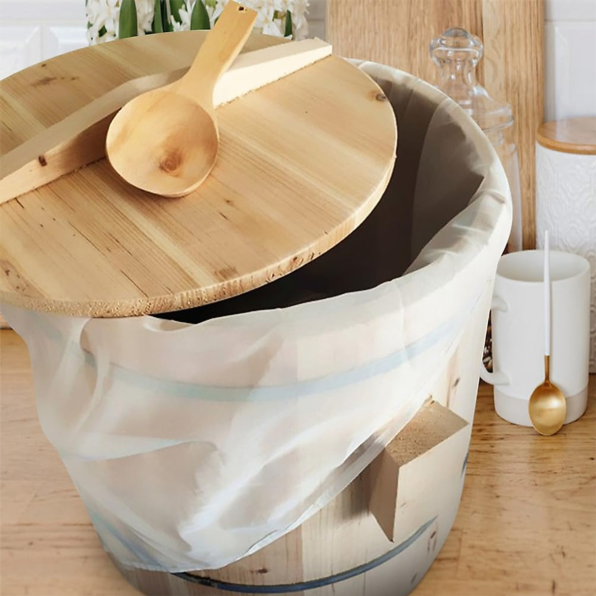 Veemoon Sushi Rice Cooking Net Bag: Rice Cooker Napkin Kitchen Steamer Basket Mesh Liner Sushi Rice Cooking Napkin Cooking Steam Cloths for Home Kitchen Cooking