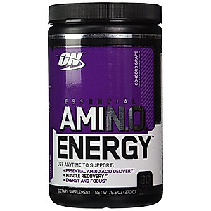 Optimum Nutrition Essential Amino Energy Concord Grape - 30 Servings, 9.5 oz