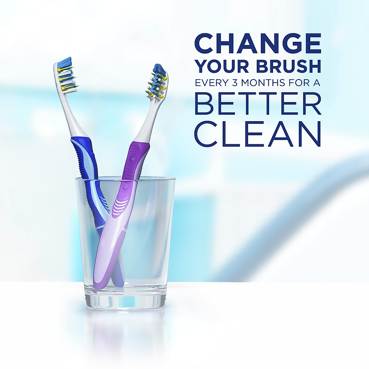 Oral-B Pulsar Expert Clean Battery Powered Toothbrush, Medium, 4 Count