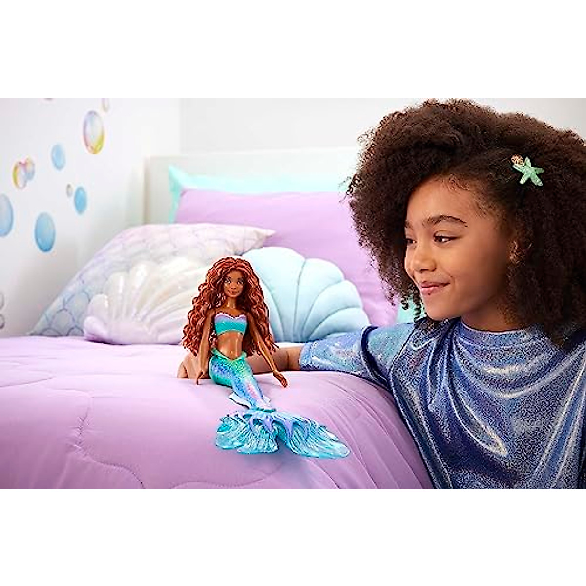 Mattel Disney Toys, The Little Mermaid Ariel Fashion Doll with Signature Outfit, Inspired by Disney’s The Little Mermaid Movie
