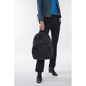 CLARANY Comfortable quilted 15 inch Laptop & Tablet Fashion Travel Backpack Water Repellent