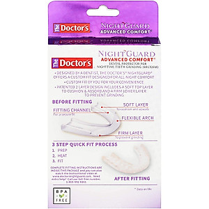 The Doctor's Nightguard, Dental Guard for Teeth Grinding (1 Count (Pack of 1))