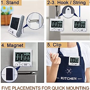 Timer Count Down/Count up Large Screen (White)…