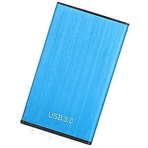 PUSOKEI Portable External Hard Drive, USB 3.0 Mobile Hard Drive, with Storage Bag, for Notebooks, All‑in‑Ones, Desktop Computers, for OS X/XP/Win7/ Win8/Win10/Linux（120G）