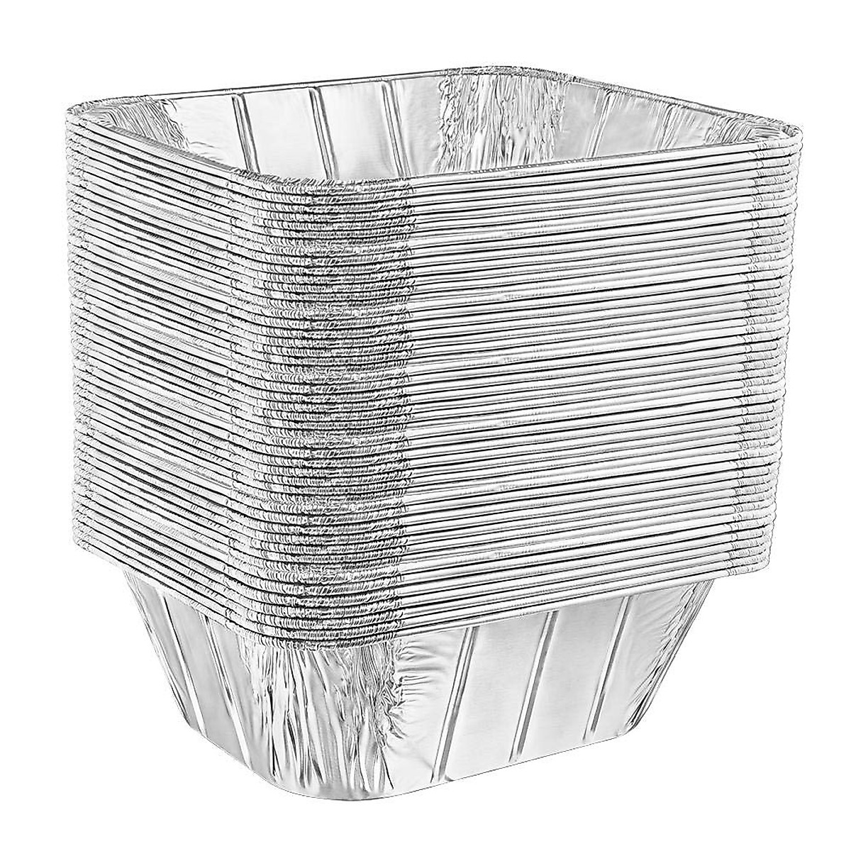 Nicole Fantini 9 x 13” Half Size Extra Deep Aluminum Pans - Keep Meals Fresh Longer - Versatile Food Containers - Eco-Friendly & Durable - 200 Count