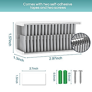 Hair Catcher, Hair Catcher for Shower Wall Hair Collector for Drain, Reusable Silicone Hair Trap for Shower Drain Protector, Silicone Hair Trap for Bathroom Bathtub (White)