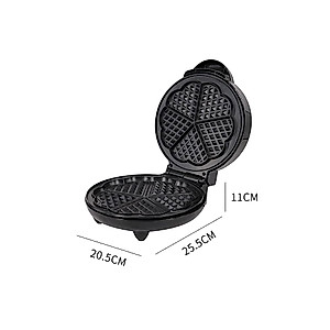 Waffle Maker 9“ Non-Stick Waffler Iron Stuffler Stuffed Wafflera 1200W Adjustable Browning Control, Electric Baker Makes Thick, Fluffy Waffles, Kitchen Essential for Breakfast