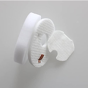 ConPus 2 Allergen 2 Foam 2 Felt Filters Kit Replacement for Shark Rocket Ultra-Light Vacuum HV292, HV300, HV300W, HV301, HV302, HV303, HV305, HV308, HV310, UV450 Part XFFV300
