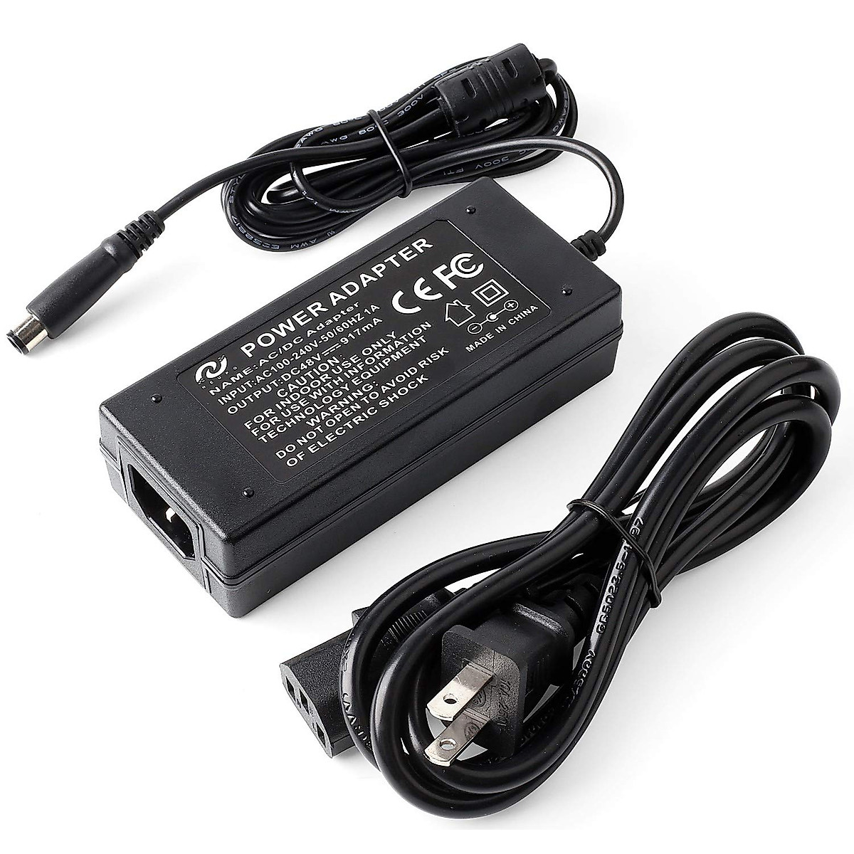 NeuPo 48 Volt Power Supply | Compatible with Select Cisco Phone Models in The 8800, 8900 (Only 8961), 9900 Series | Power Adapter Only Compatible with Cisco 8811, 8841, 8851, 8861, 8961, 9951, 9971