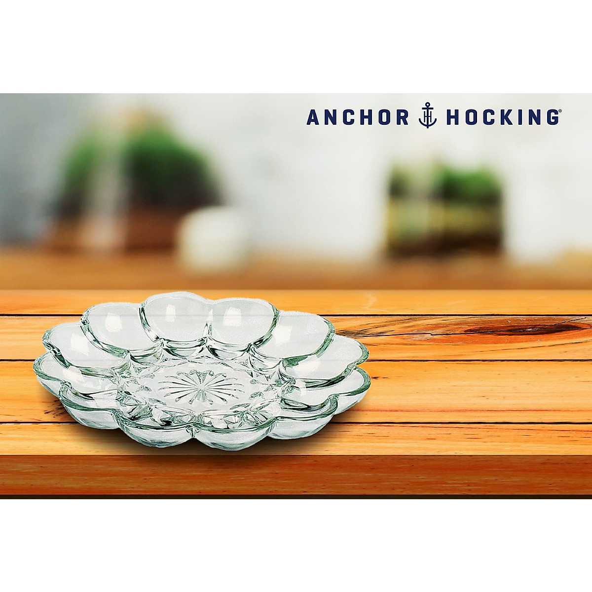 Anchor Hocking Company 10" Presence Egg Plate