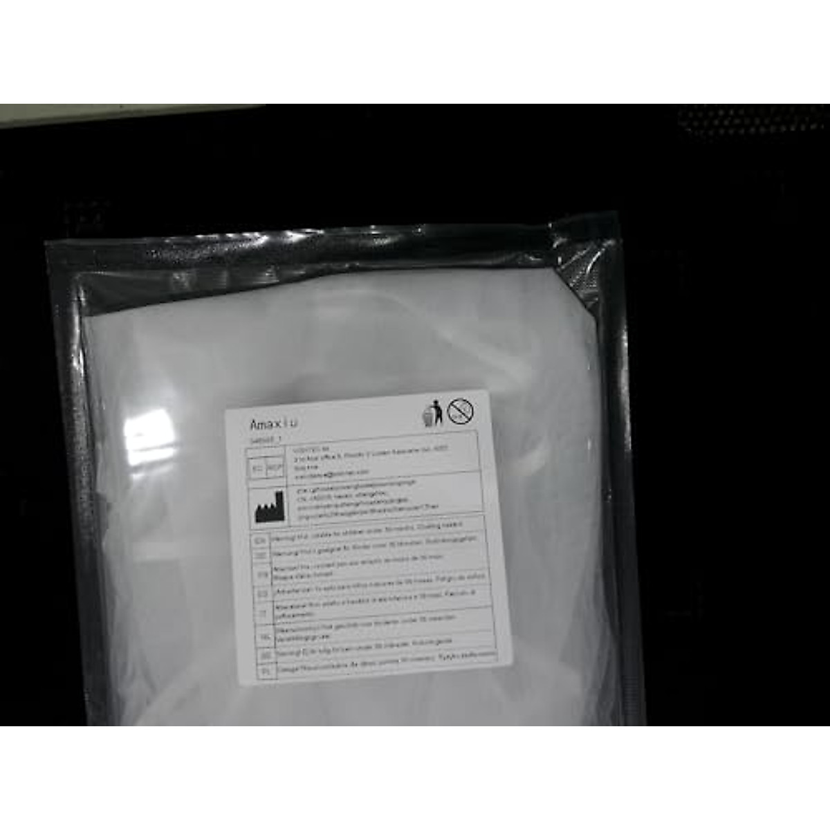 Amaxiu Short Wedding Bridal Veil with Comb, 2 Tier Tulle Bride Veil Elbow Length Wedding Veil Ribbon Edge 60-80cm/23-31in