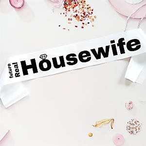 Magnusson's Garden Future Real Housewife Sash, Bachelorette Bridal Shower Engagement Party Bride-to-Be Sash, Real Housewives TV Show Inspired Gift for Women