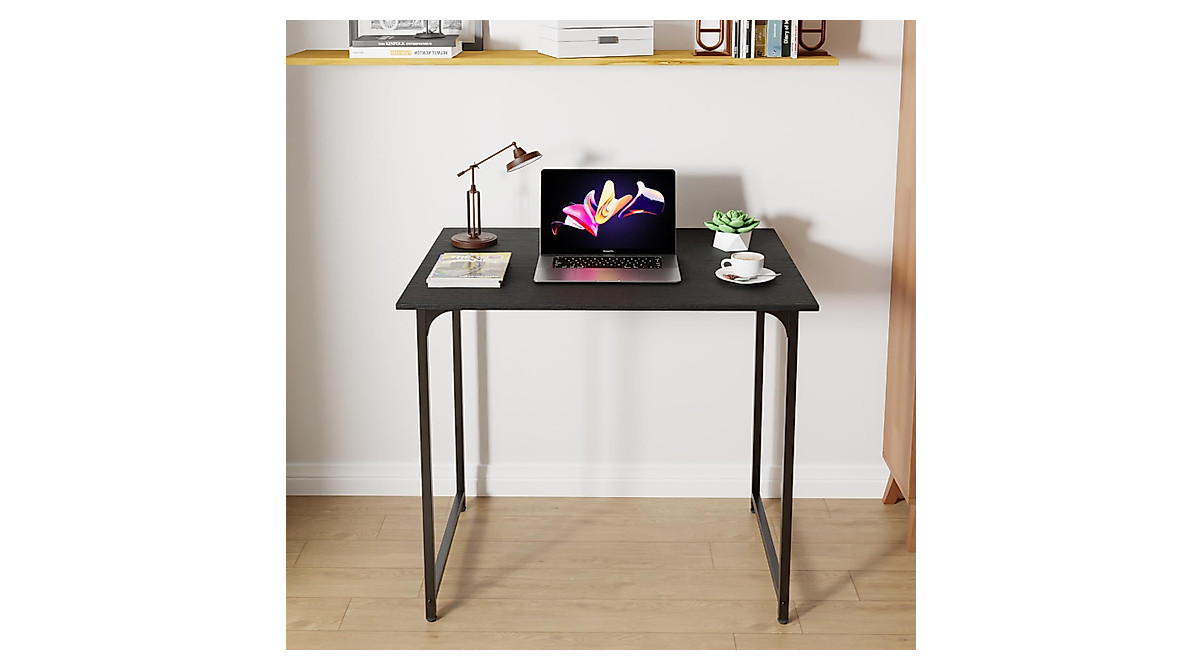 Modern 32-Inch Home Office Computer Desk with Metal Frame