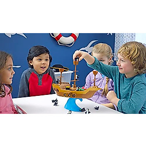 PlayMonster Don't Rock The Boat -- Children's Game -- Balance Yer Mateys or Overboard Ye Go! -- For ages 5+ -- 2-4 Players