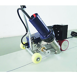 WELDY 230V RW3400 Plastic Roofing Hot Air Welder 40mm Width Nozzle for Roof Welding with Free Overlap Heat Gun Kit