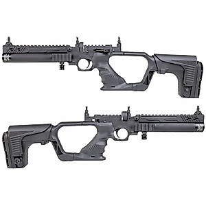 Wearable4U - HATSAN Jet I Black .177 Cal PCP Airgun, Air Pistol Converts to Air Rifle with .177 Pellets Bundle
