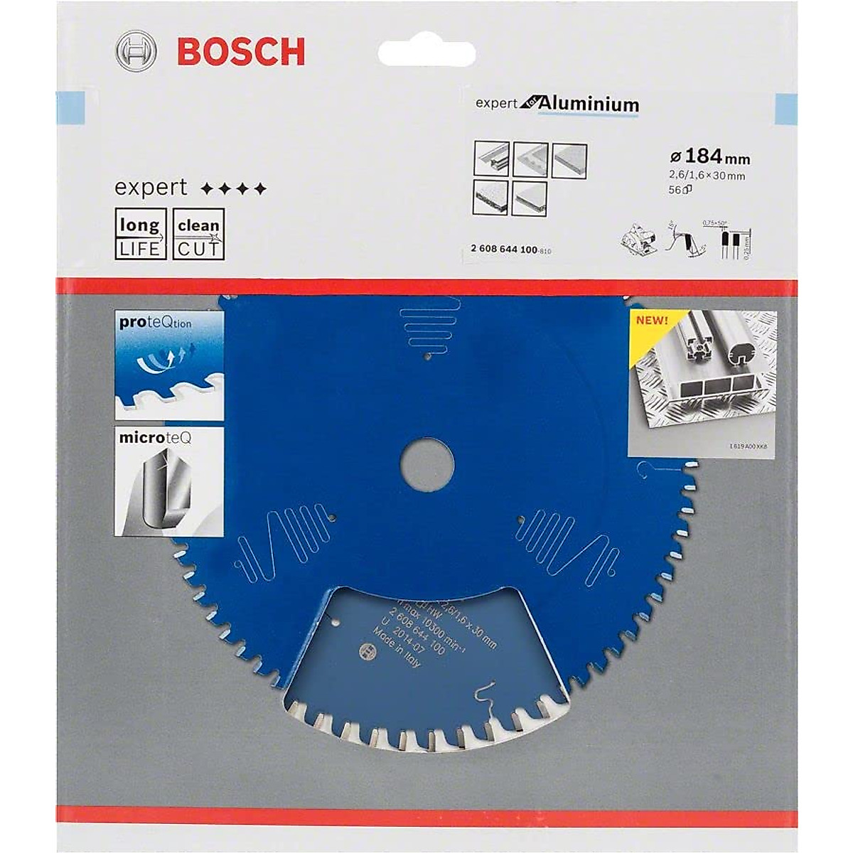 Bosch 2608644100 Circular Saw Blade "Top Precision" Exalh 7.24inx30mm 56T
