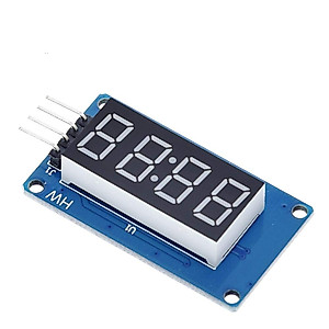 Seazoon 2PCS 4 Bits Digital Tube LED Display Module Board W/Clock Display TM1637 for Arduino Oc65
