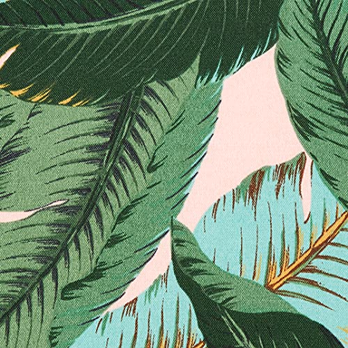 Pillow Perfect Outdoor/Indoor Swaying Palms Capri Square Corner Chair Cushion, 1 Count (Pack of 1), Green