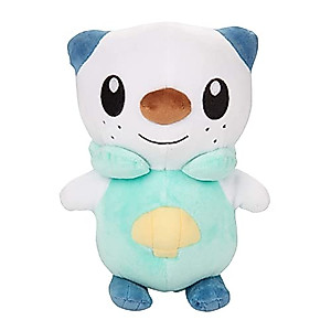 Pokemon Legends: Arceus 8" Oshawott Plush - Generation 5 Starter Figure - Officially Licensed - Authentic Soft Stuffed Animal Toy - Valentine's Day & Easter Basket Stuffer Gift for Kids, Boys, Girls