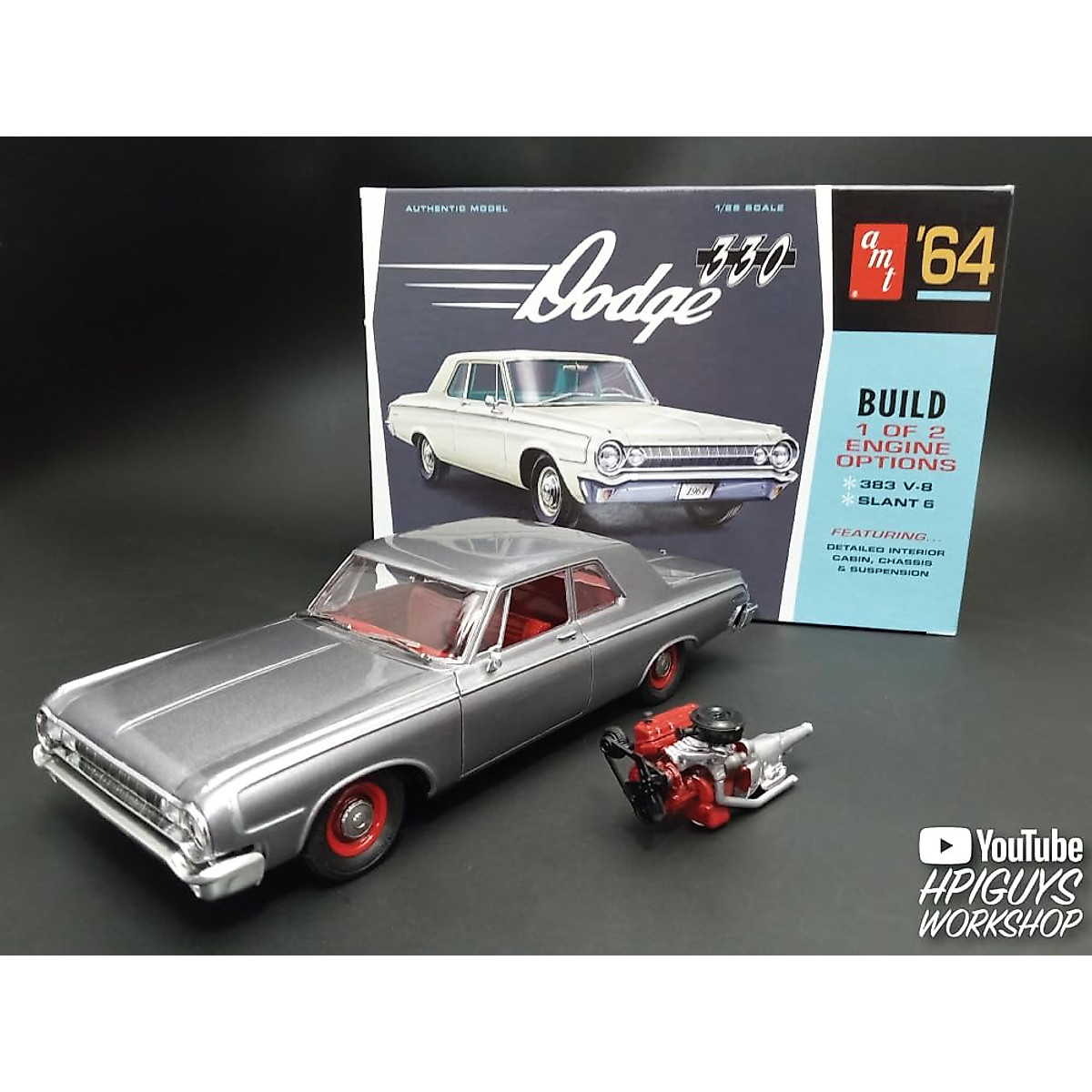 AMT 1964 Dodge 330 1:25 Scale Model Kit