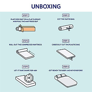 Signature Sleep Flex 10" Charcoal Gel Memory Foam Mattress - King