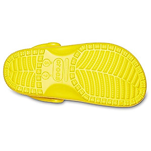 Crocs Unisex-Adult Classic Clogs (Best Sellers), Lemon, 9 Men/11 Women