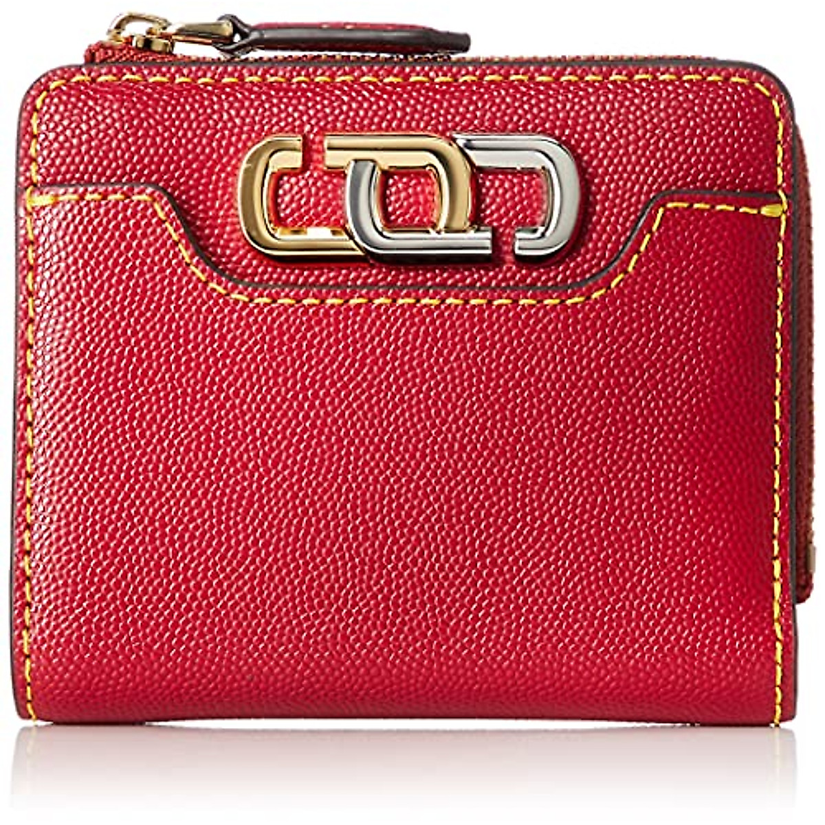 Marc Jacobs TheJLink M0017024 Women's Bi-Fold Wallet, Lipstick Red
