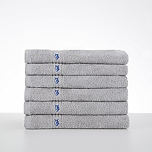 Southern Tide Performance 5.0 Hand Towel, 16"W x 28"L, Harpoon Gray