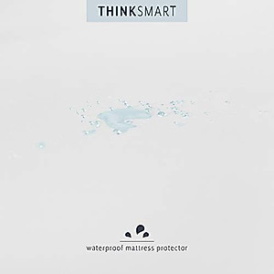 SensorPEDIC ThinkSmart Dorm Essentials 4-Piece Bundle Topper, Mattress Protector, Bed Pillow, and Laundry Duffle Bag, Twin, White