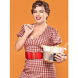 SATINIOR 3 Pieces Women Wide Belt Elastic Cinch Waistband Stretch Dress Belt for Ladies