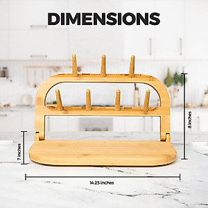 Sydney's Season Bottle Drying Rack Space Saving, Travel Bottle Cleaner Kit, Baby Drying Rack, Travel Bottle Drying Rack, Portable Bottle Cleaning Kit, Space Saving Drying Rack for Baby Bottles