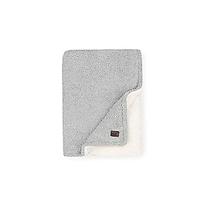 UGG Ana Knit Throw Blanket - Plush Oversized Reversible Accent Blanket - 50” x 70” - Seal