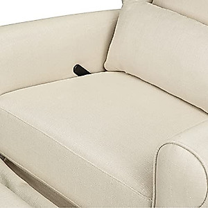 DaVinci Hayden Recliner and Swivel Glider in Natural Oat, Greenguard Gold & CertiPUR-US Certified