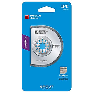 Starlock™ 3" Diamond Grit Segment Oscillating Multi-Tool Blade, 1PC