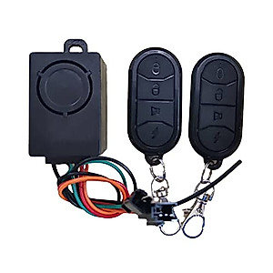 Bike Fender E-Bike Alarm System 48V 60V 72V with Two Switches for Electric Bicycle/Scooter/Motorcycle/Tricycle/Ebike/Brushless Controller Mud Guards (Color : 6P Connector)