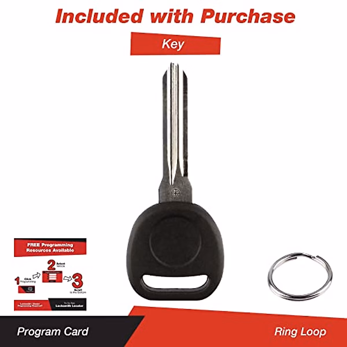 KeylessOption Keyless Entry Remote Control Car Key Fob Replacement for 15252034 with Key
