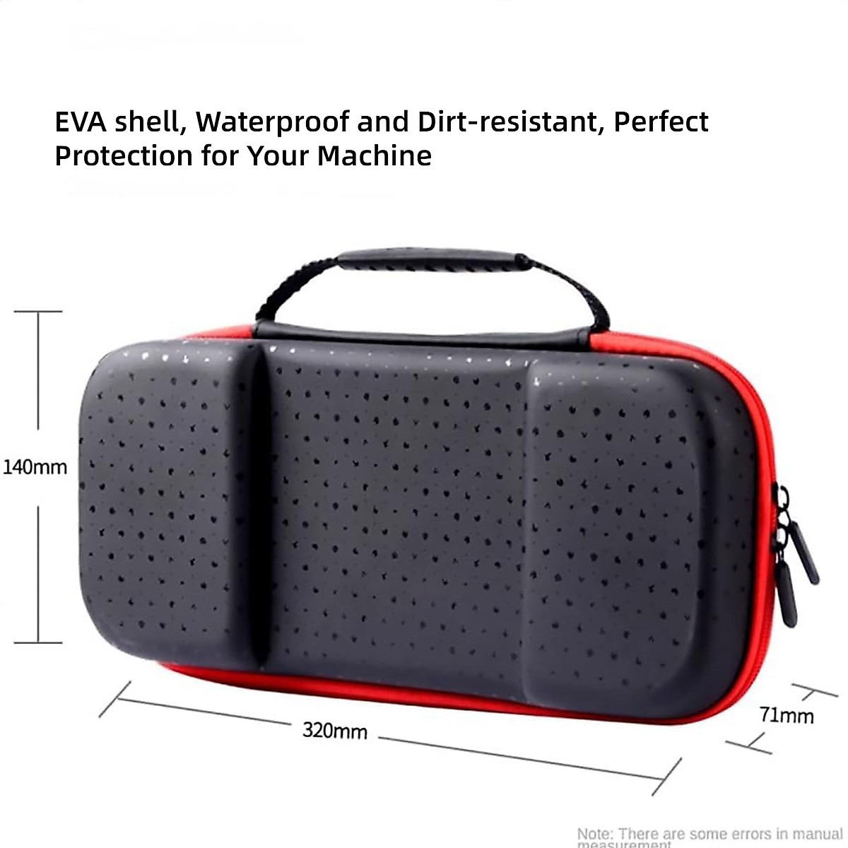 Carrying Case Bag for Asus ROG Ally with [2 Pack] Screen Protector for Asus ROG Ally (2023) RC71L 7 inch - Black