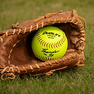 Dudley12" USASB Thunder Hycon Slowpitch Synthetic Softball - 12 Pack