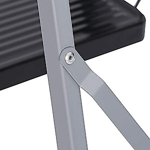 3 Step Ladder Folding Step Stool Ladder w/Handgrip & Wide Pedal Home Indoor