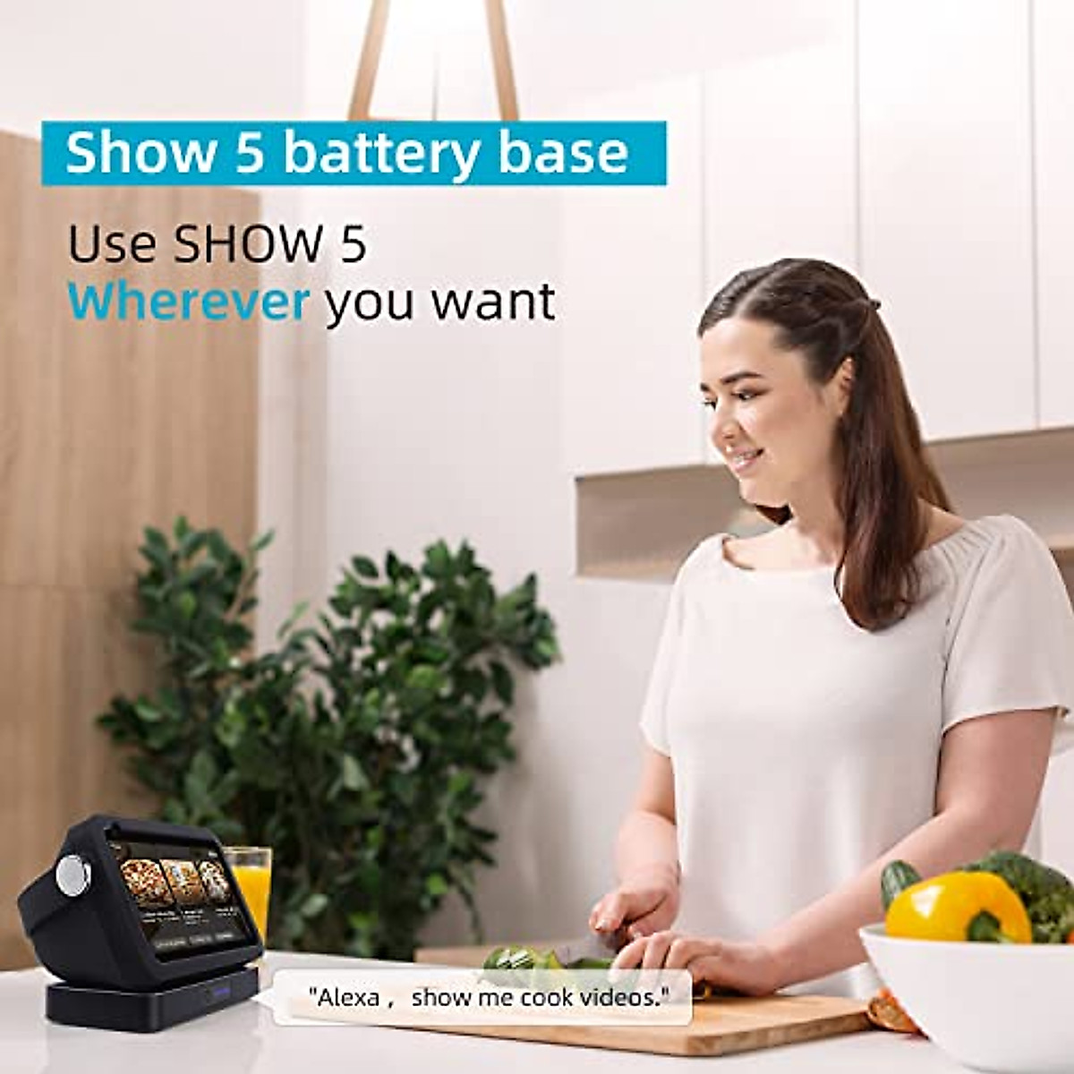 Show 5 Battery Base, Portable Show 5 1st Gen Battery Base, 10000 mAh 11Hours Work Time( Not Including Show 5 Cord)