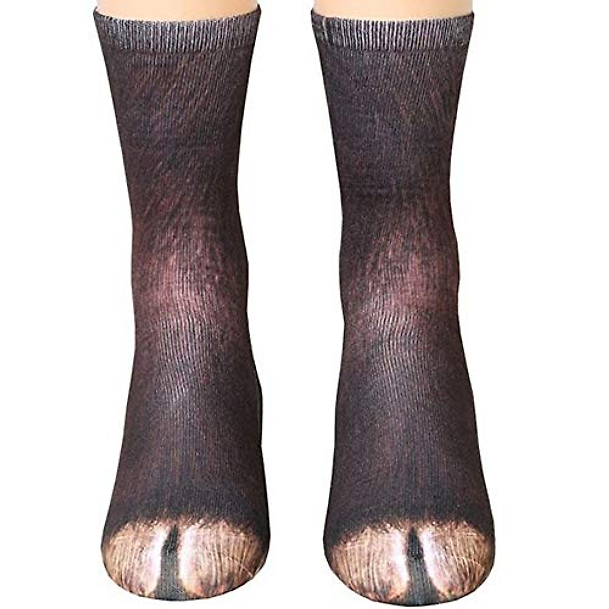 xywlwoer Animal Paws Socks Novelty Donkey Paw Socks Funny Christmas Gifts Stocking Stuffer for Men Women Teens Adults Gag Gifts