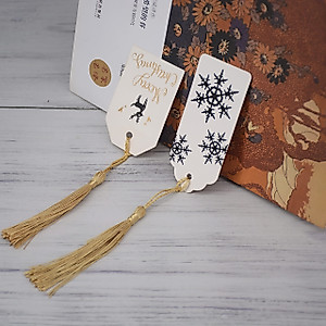 Aokbean 100pcs 5 Inches Handmade Silky Floss Soft Craft Bookmark Tassels with Loops for DIY, Jewelry Making, Graduation Tassel,Bookmarks,Souvenir (Light Gold)