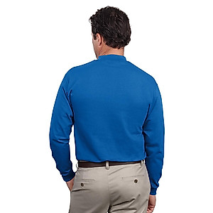 PORT AND COMPANY Mock Turtleneck (PC61M) Royal Blue, 4XL