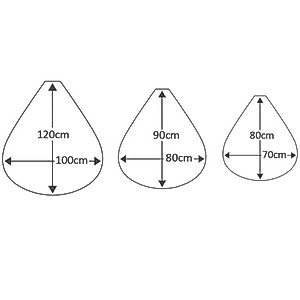 HIGOGO Lazy Sofa Cover Bean Bag Chair Cover Without Filler, BeanBag Cover, Home Furniture Accessories (Color : D, Size : 100 * 120cm)