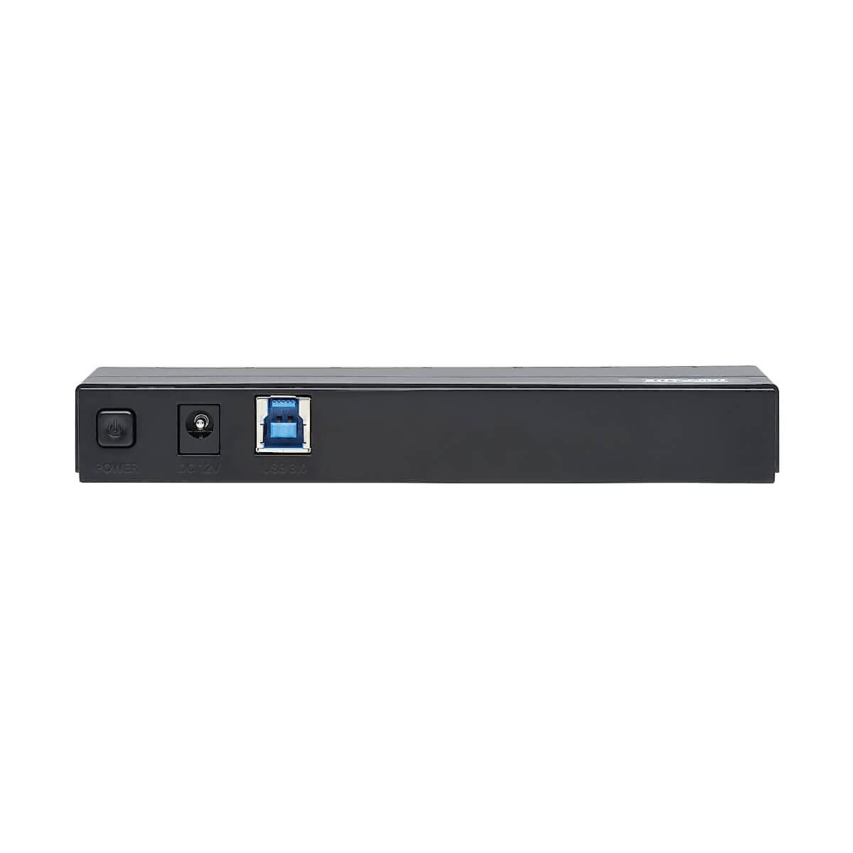 Tripp Lite 7-Port USB-A Mini Hub - USB 3.2 Gen 1, Up to 5 Gigabits per Second, Plug-and-Play No Software Needed, International Plug Adapters for UK, EU, & Australia - 1-Year Warranty (U360-007-INT)