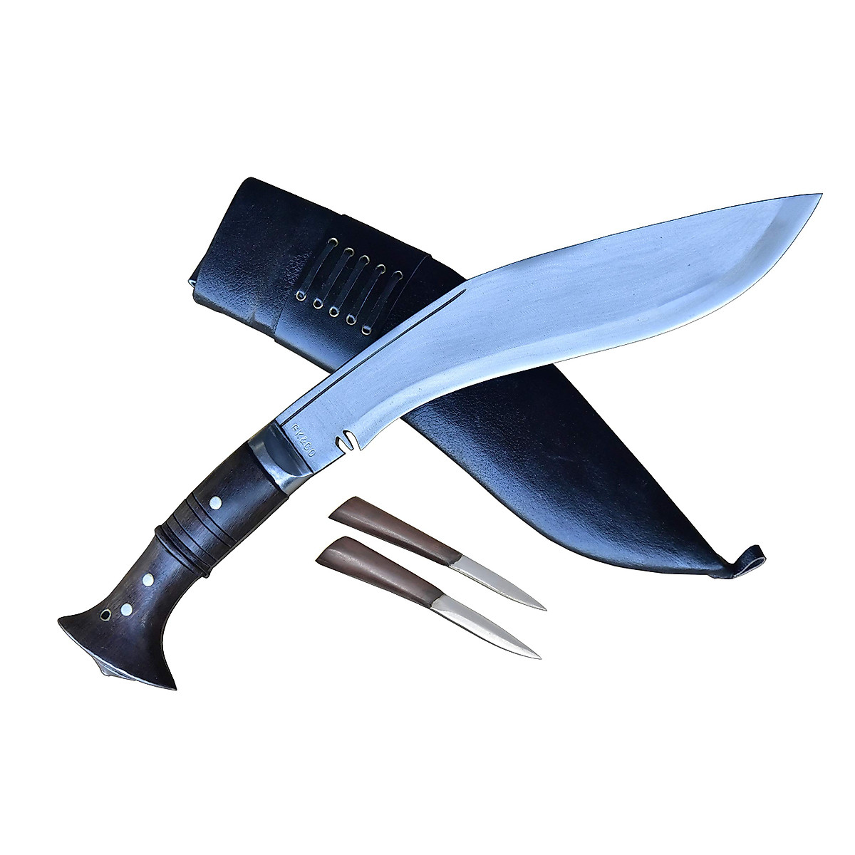 GK&CO. Kukri House Authentic Knife-12 Blade World War II 'The Survival Alive' Kukri/Khukuri Full Tang with Black Leather Sheath-Handmade in Nepal -Warehoused & Ship from USA…