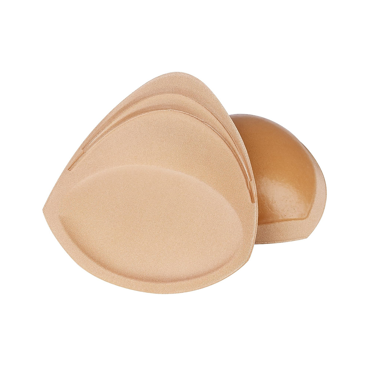 Niidor Self-Adhesive Bra Pads Insert Removable Triangle Push Up Sticky Bra Cups Inserts Breast Lifter for Bikini Swimsuit