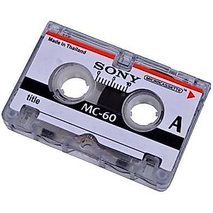 Sony 60 Minute Blank Microcassette Tapes Mc-60, Set of 3 New