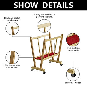Fumingpal Print Rack with Wheels - 30.5 Inch Print Racks for Art Display, Canvas Rack for Posters, Artwork, Prints, Canvas, Panels, Galleries, Studios & Storage